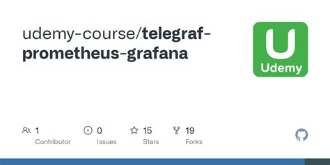 Github Udemy Coursetelegraf Prometheus Grafana