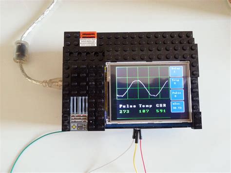 make an oscilloscope using the sainsmart mega2560 with the tft lcd