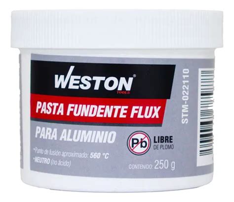 Pasta Fundente Soldadura Flux Stm 022110 250g Aluminio Blanco Meses