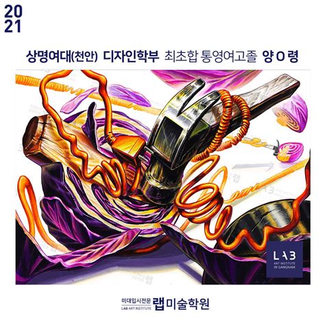 상명대학교 디자인학부 합격작 수시4관왕 그림 탁구공 그리기