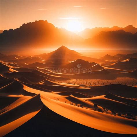 Not Far From The Shore Towering Sand Dunes Rise High Each Grain Of