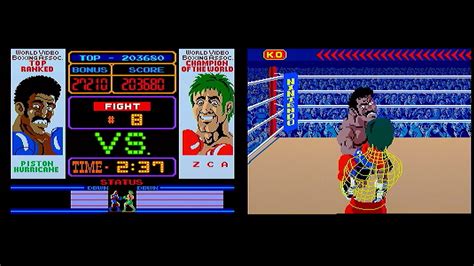 Punch Out Arcade Piston Hurricane 2 030 Seconds Youtube