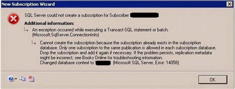 Knowledge Sharing Sql Server Replication Subscriber Is Not Visible In