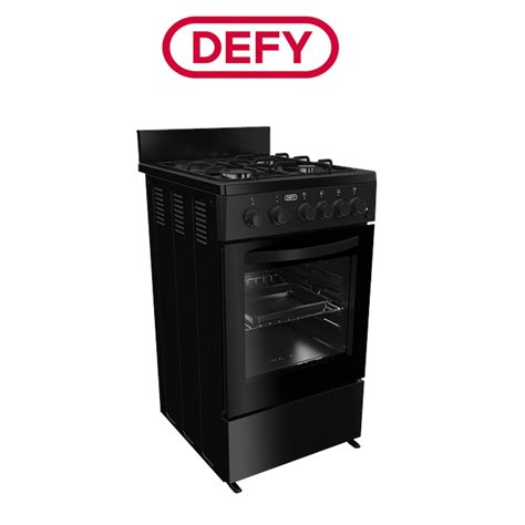 Defy 50cm Gas Electric Stove Black Dgs578 Ramas
