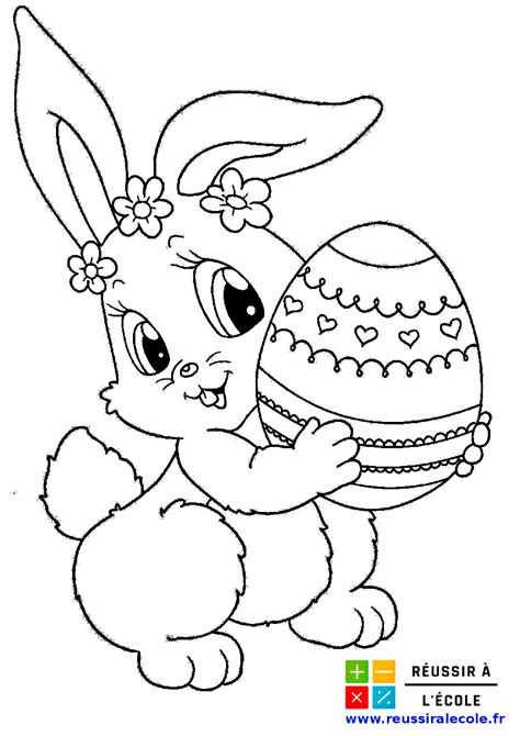 Coloriage Paques 20 Dessins à Imprimer Gratuitement