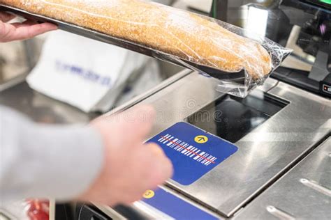 Customer With Scanning Product Of Barcodes Grocery Scan Buying In