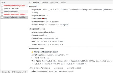 BUG Cannot See Adding Listener Issue BC SECURITY Starkiller GitHub