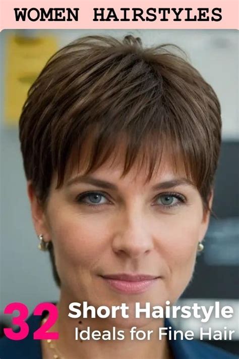 32 Flattering Short Haircuts For Fine Hair Thin Hair Short Haircuts