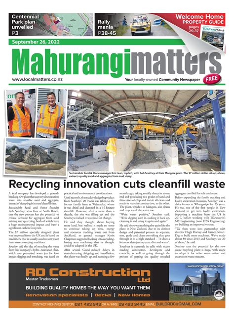 Mahurangi Matters Issue 439 26 September 2022 By Localmatters Issuu