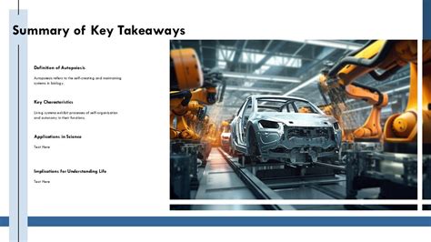 Summary Of Key Takeaways Autopoiesis Ppt Sample St Ai Ss Ppt Template