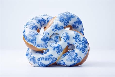 Premium Ai Image Pretzel On A White Background