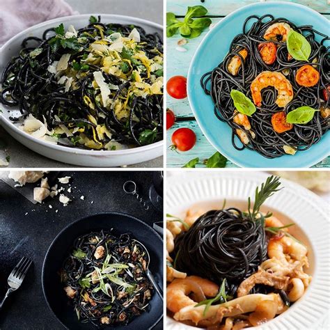 原装进口欧萨墨鱼汁意大利面条500g2袋墨鱼汁面速食意面意粉包邮虎窝淘