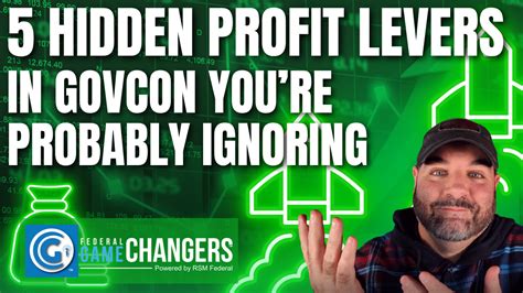 5 Hidden Profit Levers In Govcon Youre Probably Ignoring