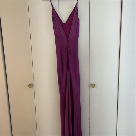 Bardot X Revolve Wintour Midi Slip Dress In Purple Depop