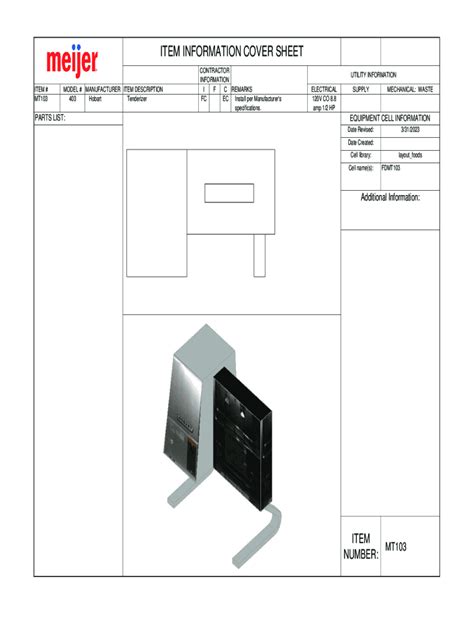 Fillable Online Item Information Cover Sheet Fax Email Print Pdffiller