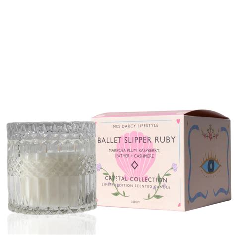Mrs Darcy Lifestyle Candle Ballet Slipper Ruby Joli Boutique Australia