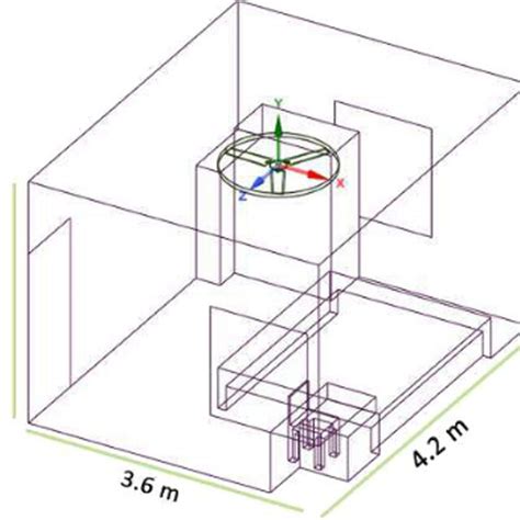 The Geometry Of The Room For Cfd Simulation Download Scientific Diagram