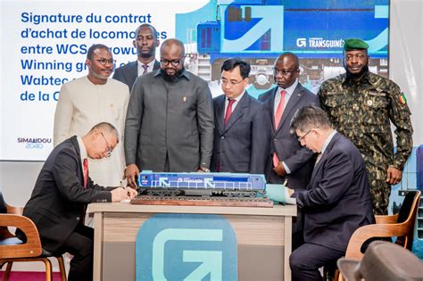 Simandou Wcs Signe Un Contrat De 248 Millions De Dollars Avec Wabtec Pour La Fourniture De