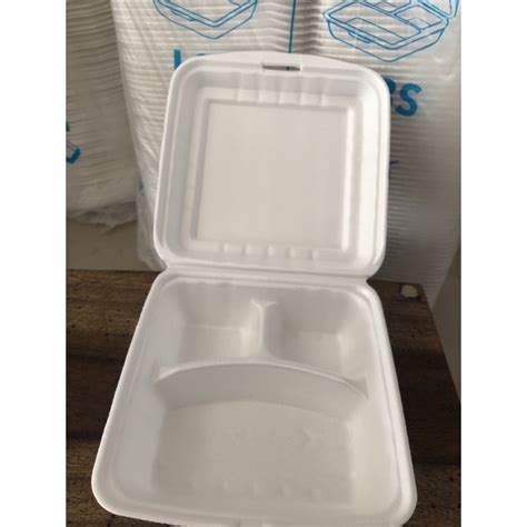 Jual Styrofoam Lux03s Styrofoam Sekat Untuk Nasi Mie Dll Shopee