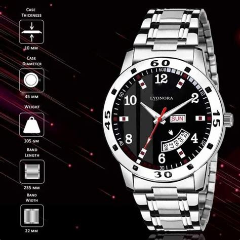 Men S Stainless Steel Analog Watch Vol 72 At Rs 1500 00 Men Analog