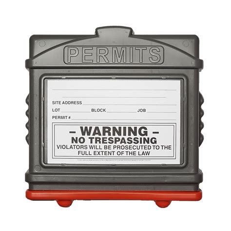 Permit Box Standard Permit Box Company