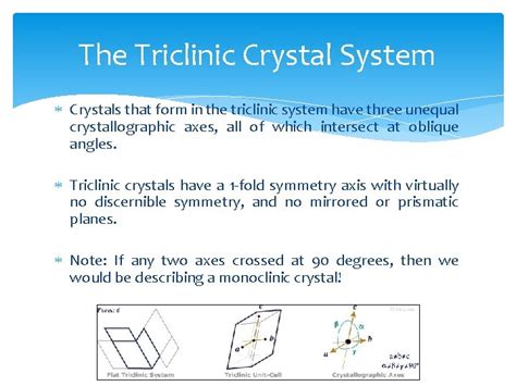Introduction To Crystallography And Mineral Crystal Systems Unit1