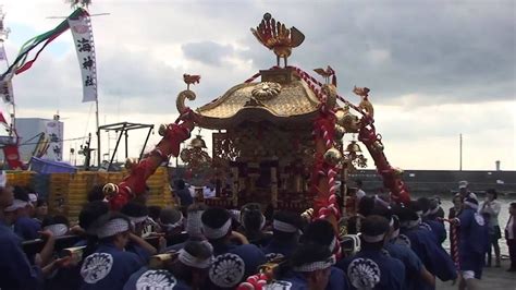 2015年 垂水海神社の秋祭り 御神輿巡幸 YouTube