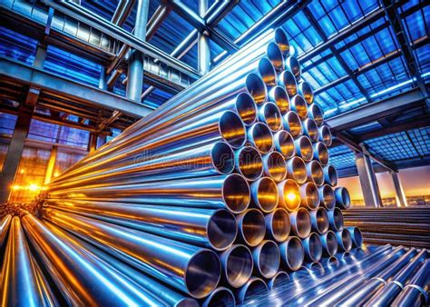 Precision Engineered Steel Pipe Pyramid A Futuristic Metallurgical