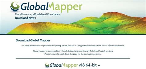 Global Mapper LiDAR Module Update Available With D Point Cloud Display Geospatial World