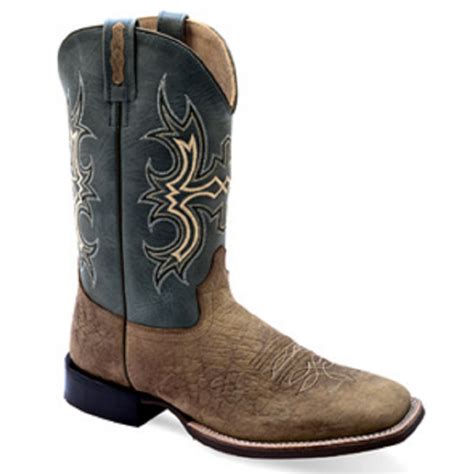 Mens Broad Square Toe Cowboy Boot Bsm 1905 By