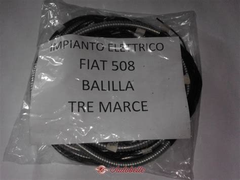 Vendo FIAT 508 BALILLA 3 MARCE IMPIANTO ELETTRICO