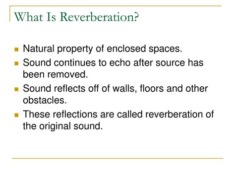 Ppt Acoustic Modeling Of Reverberation Using Smoothed Particle
