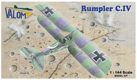 Valom Model Kit 14416 1 144th Scale Rumpler C Iv Double Set