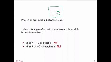 Week 10 Lecture 1 Inductively Strong Arguments Youtube