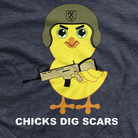 Chicks Dig Scars T Shirt