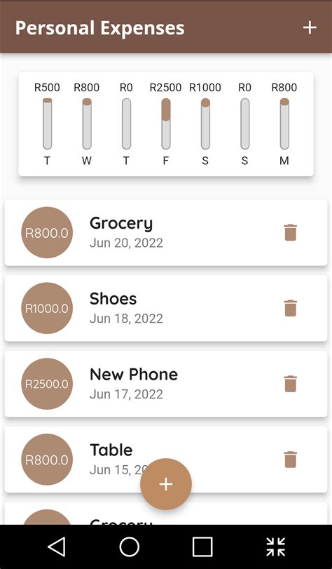 GitHub Senyaman Personal Expenses This App Allows You To Record And Track Your Weekly