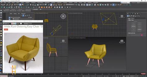 3ds Maxمدلسازی مبل راحتی در 3ds Max مدرسه هنرهای دیجیتال Cloth