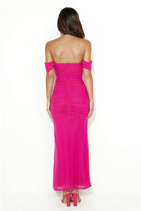 Your Brilliance Mesh Maxi Dress Pink Hello Molly