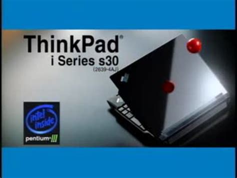 2001 Ibm Thinkpad S30 Commercial ニコニコ動画