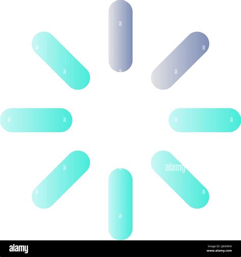Loading Indicator Flat Gradient Color Ui Icon Stock Vector Image And Art Alamy
