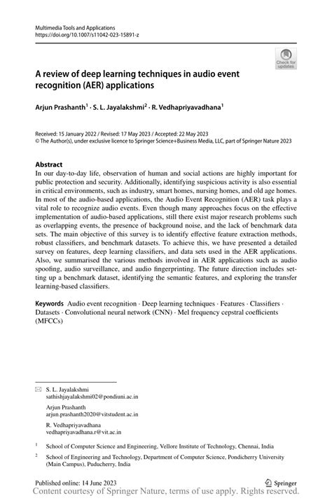 a review of deep learning techniques in audio event recognition aer