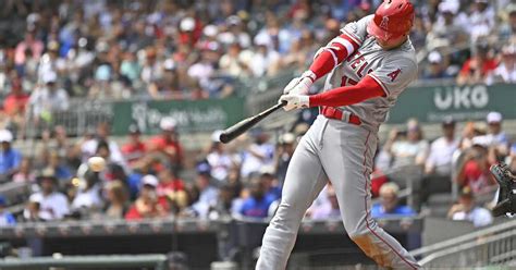 大谷翔平、2カ月連続「月間mvp」日本選手最多更新の通算4度目 ブレーブス戦で2試合連続マルチ、打率リーグ3位浮上（23ページ