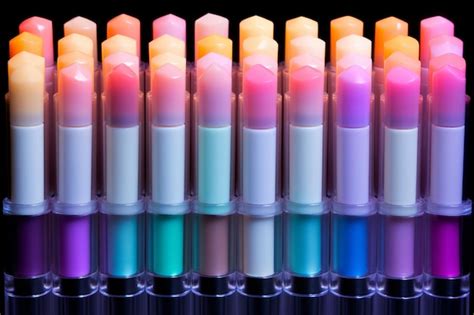 Premium Photo A Row Of Different Colored Highlighters