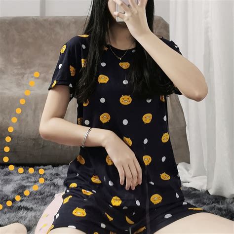 Jual Ninabobo Bt001 Baju Tidur Piyama Set Stelan Baju Tidur Wanita
