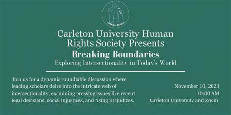 Breaking Boundaries Exploring Intersectionality In Todays World