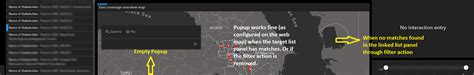 Dashboard Show Popup Action Not Showing Results Esri Community