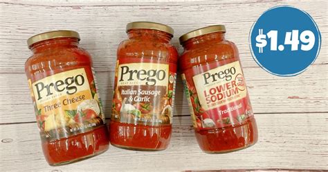 Prego Pasta Sauce Only 149 Kroger Krazy