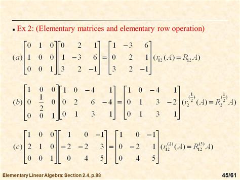 2.1 Operations with Matrices 2.2 Properties of Matrix Operations - ppt ...