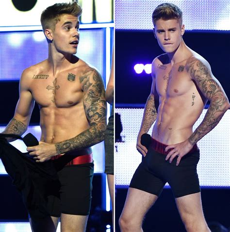 Justin Bieber Strips On Stage At Fashion Rocks Mirror Online