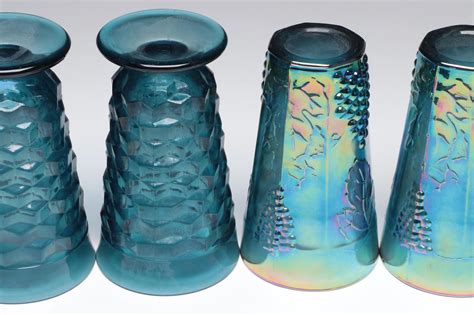 Colony Whitehall Riviera Blue Iced Tea With Indiana Glass Tumblers